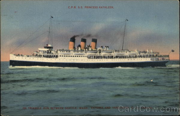 C.P.R. S.S. Princess Kathleen Cruise Ships