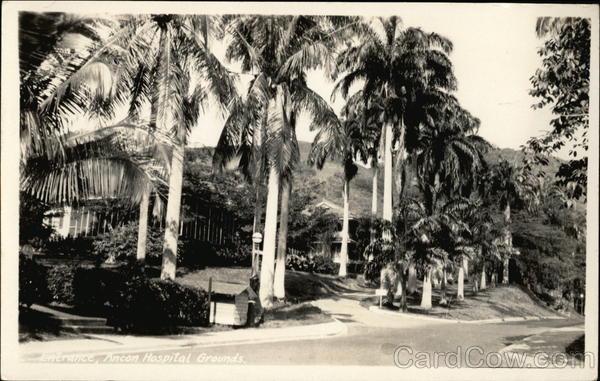 Entrance, Ancon Hospital Grounds Panama