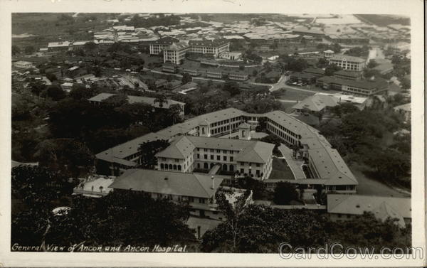 General View of Ancon and Ancon Hospital Panama