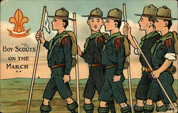 Boy Scouts on the March