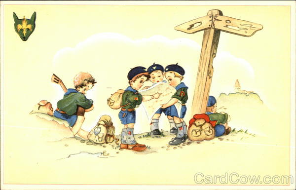 Boy Scouts Reading Map