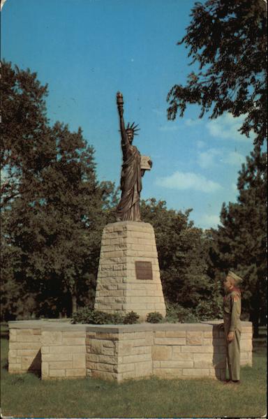 A Copy of the Statue of Liberty Lincoln, NE