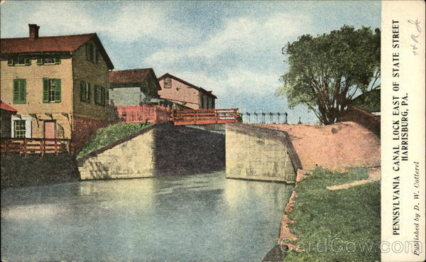 Pennsylvania Canal Lock East of State Street Harrisburg, PA