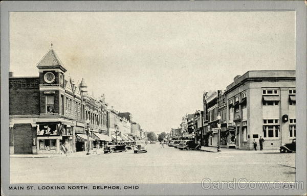 Main Street, Looking North Delphos, OH