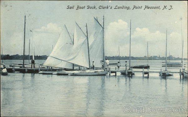 Sail Boat Dock, Clark's Landing Point Pleasant, NJ