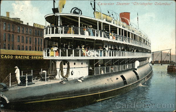 Excursion Steamer Christopher Columbus Steamers