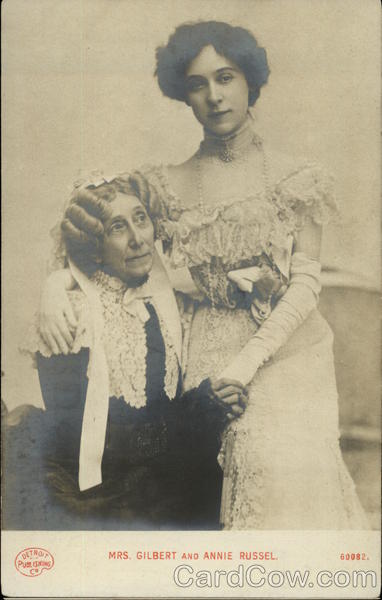 Mrs Gilbert and Annie Russel Actresses