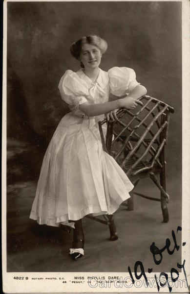 Phyllis Dare as Peggy in "The Dairy Maids" Actresses