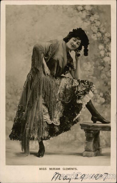 Miss Miriam Clements Actresses