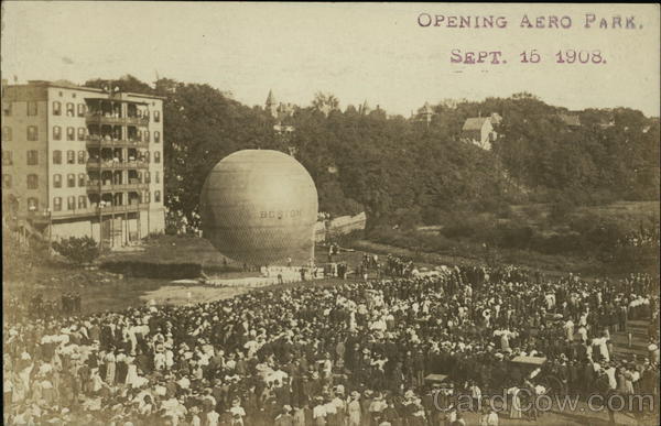 Opening of the Aero Park, September 15, 1908 Fitchburg, MA