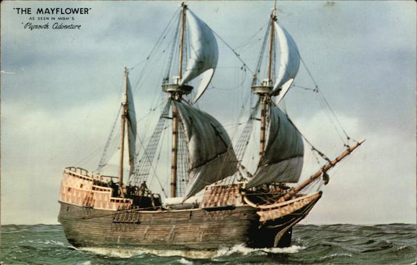The Mayflower as seen in MGM's "Plymouth Adventure" Movie and ...