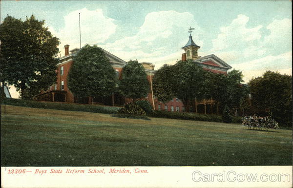 Boys State Reform School Meriden, CT Postcard