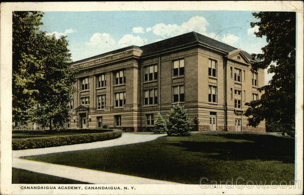 Canandaigua Academy New York Postcard