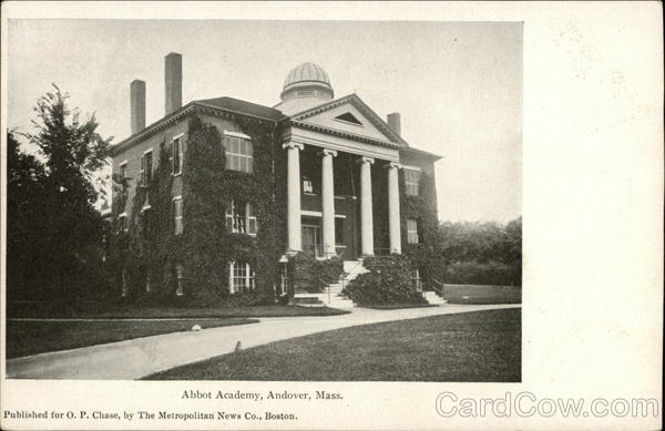 Abbot Academy Andover, MA Postcard