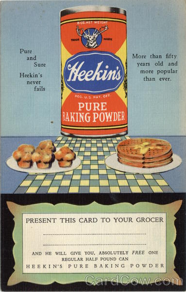 Heekin's Pure Baking Powder Advertising