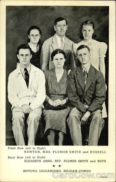 Missionaries: Newton, Mrs. Plumer Smith and Russell Mutoto, Belgian ...