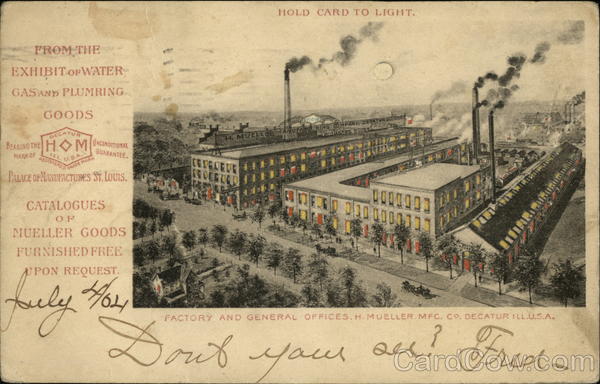 H. Mueller Mfc. Co. - Factory and General Offices Decatur, IL
