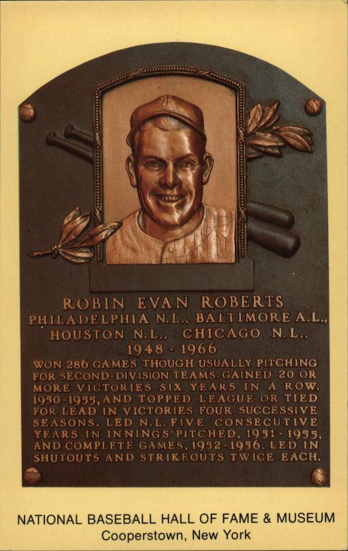 Lot of 50 Baseball Hall of Fame Plaque Postcards Postcard