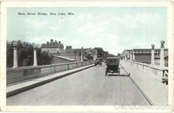 Main Street Bridge Rice Lake, WI