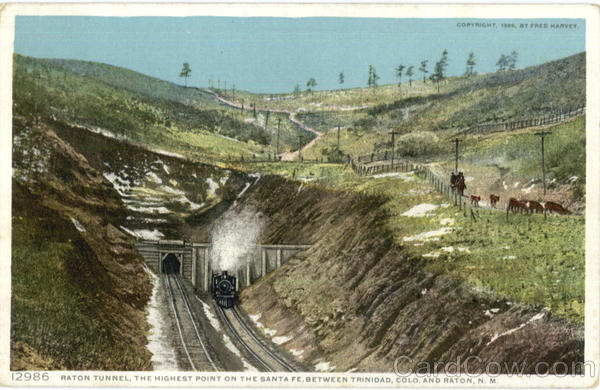 Raton Tunnel New Mexico Trains, Railroad