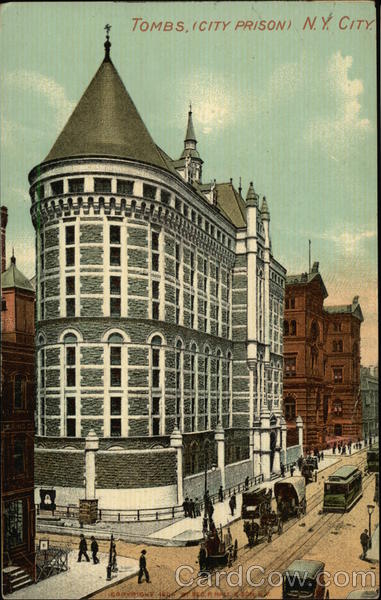 Tombs - City Prison New York, NY Postcard