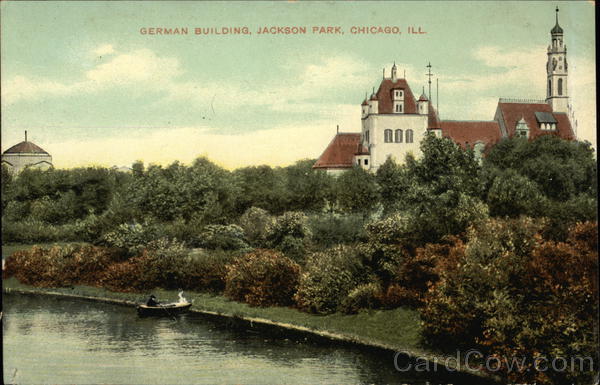 German Building, Jackson Park Chicago, IL Postcard