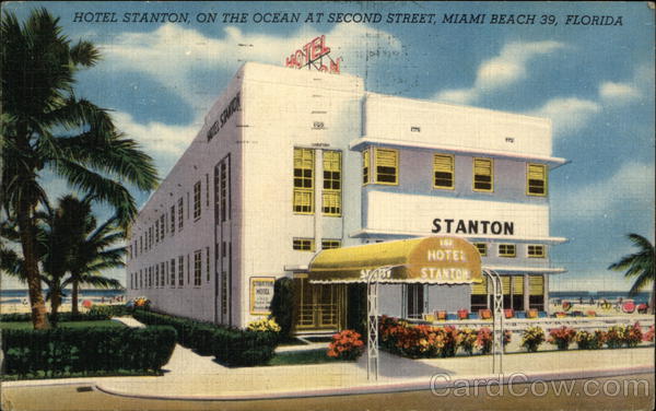 Hotel Stanton Miami Beach, FL Postcard