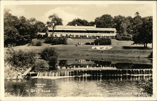 Golf Club White Sulphur Springs, WV Postcard