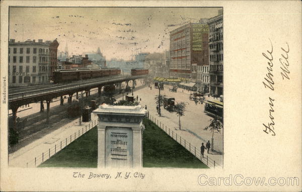 The Bowery New York, NY Postcard
