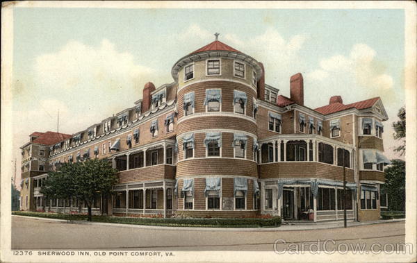 Sherwood Inn Old Point Comfort, VA Postcard