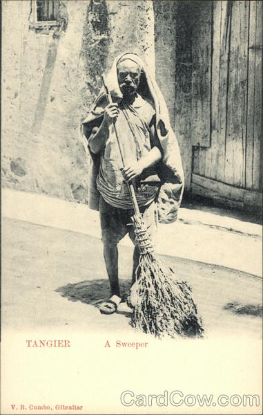 A Sweeper Tangier, Morocco Africa