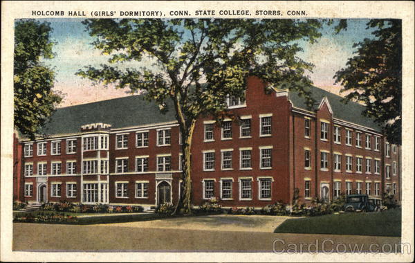Holcomb Hall (Girls' Dormitory), Connecticut Agricultural College ...