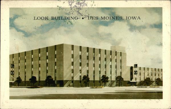 LOOK Magazine Building Des Moines, IA Postcard