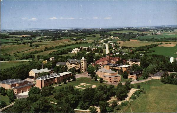 St. Lawrence Seminary Mount Calvary, WI Postcard