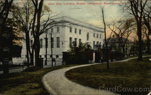 John Hay Library, Brown University Providence, RI Postcard