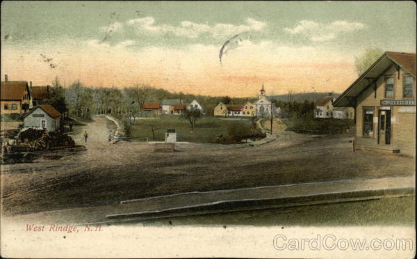 West Rindge, NH New Hampshire Postcard