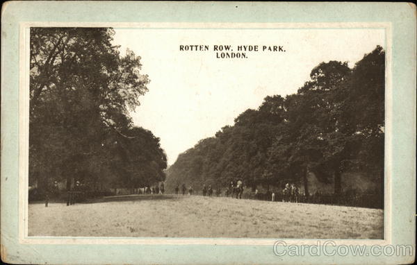 View of Hyde Park's "Rotten Row" London, United Kingdom