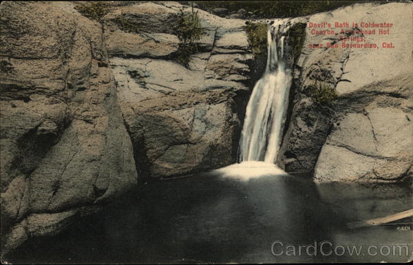 Devil's Bath in Coldwater Canyon, Arrowhead Hot Springs San Bernardino ...