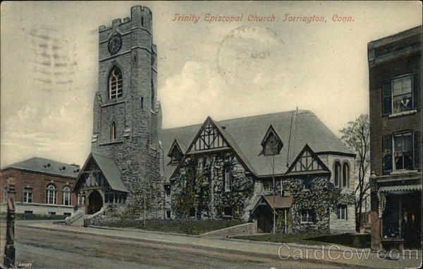 Trinity Episcopal Church Torrington, CT Postcard
