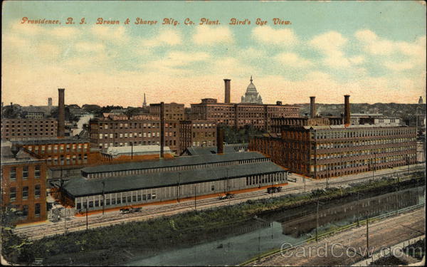 Bird's Eye View of Brown & Sharps Manufacturing Company Plant ...