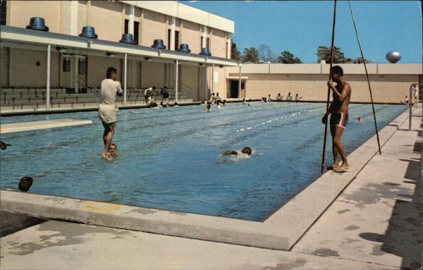 U.S. Naval Training Center - Swimming Pool Orlando, FL Postcard