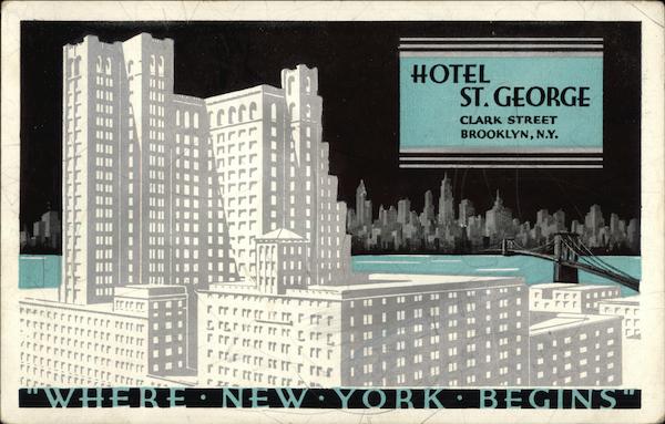 Hotel St. George Brooklyn, NY Postcard
