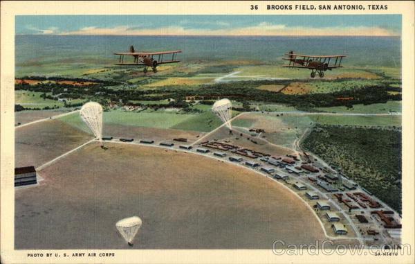 Brooks Field San Antonio, TX Postcard
