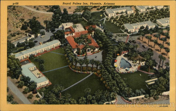 Royal Palms Inn Phoenix, AZ Postcard