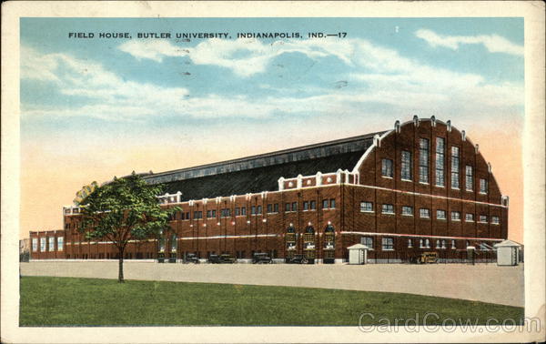 Butler University - Field House Indianapolis, IN Postcard
