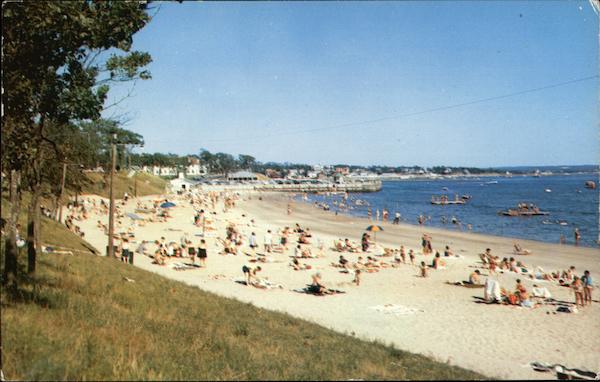 Onset Beach Wareham, MA Postcard
