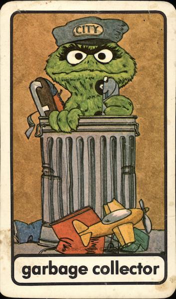 Oscar the Grouch - Garbage Collector Cartoons