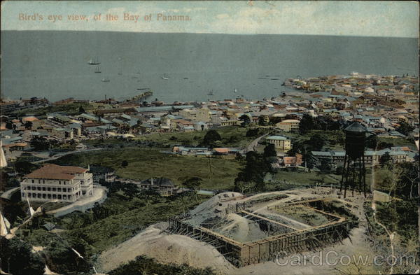Bird's Eye View of the Bay of Panama