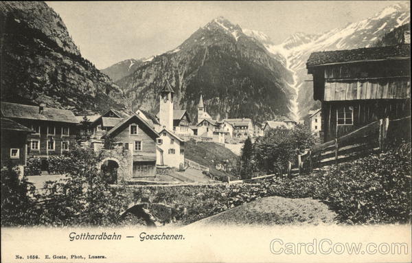 Gotthardbahn - Goeschenen Goschenen, Switzerland