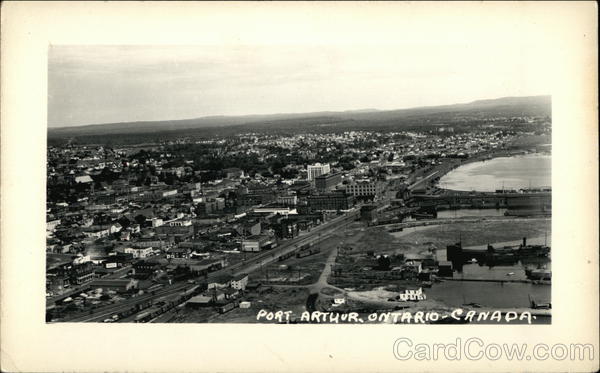 View of Port Arthur Ontario Canada Postcard